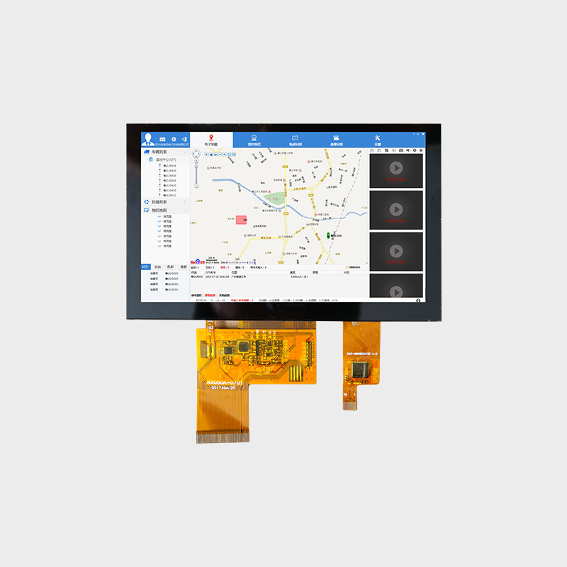 5.0 Inch Medium And Small LCD Display 800×480 RGB 500 Nits Display With ...